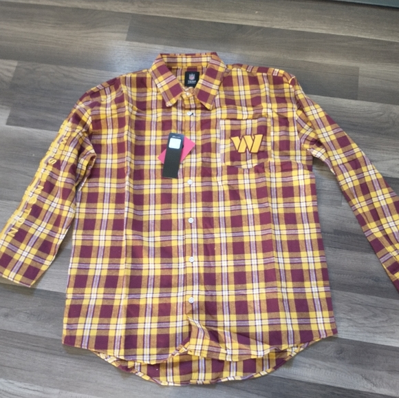 NFL | Shirts | Nwt Nfl Commanders Flannel | Poshmark
